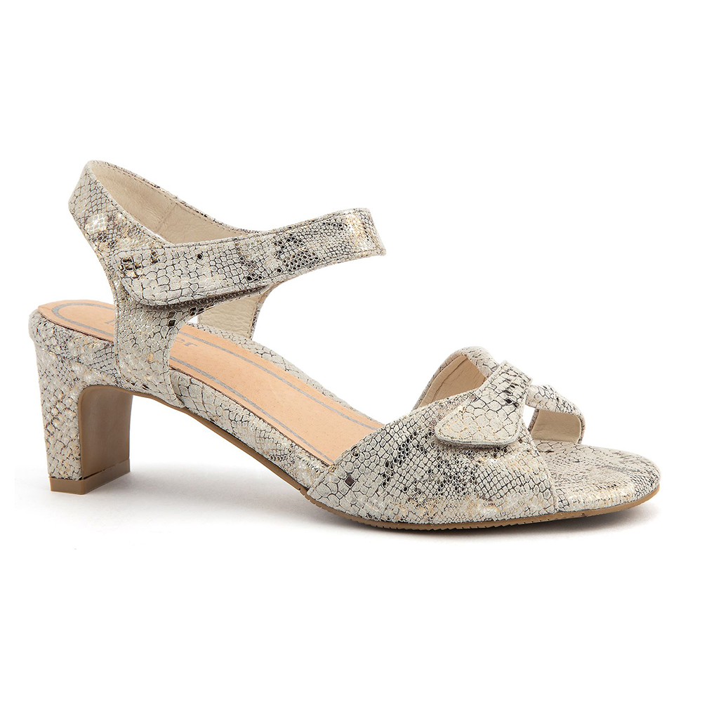 Jamaica Taupe Snake – Adavera Footwear